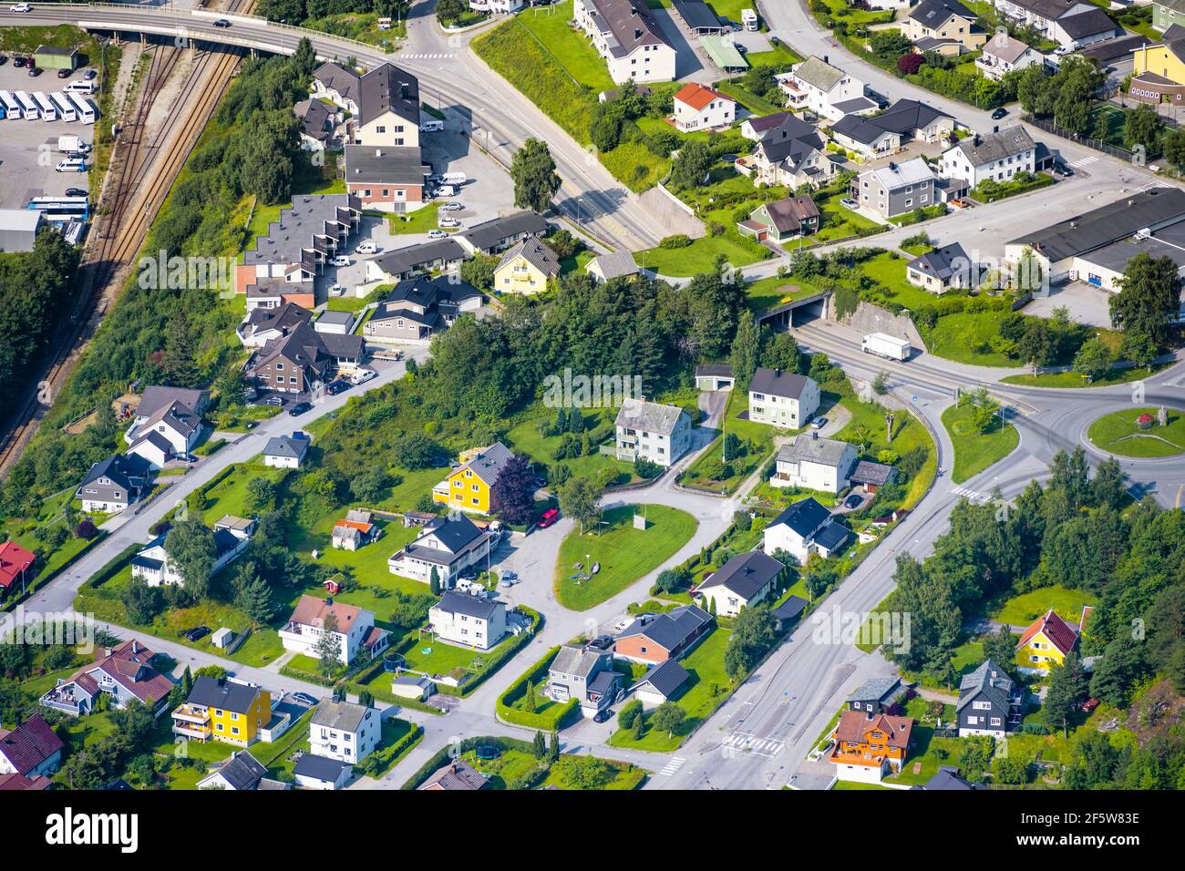 Andalsnes town view hi-res stock photography and images - Alamy