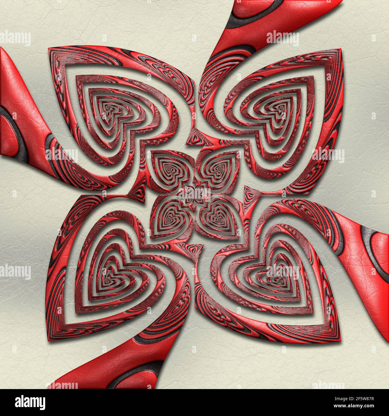 Luxury background with embossed shape pattern on leather Stock Photo ...