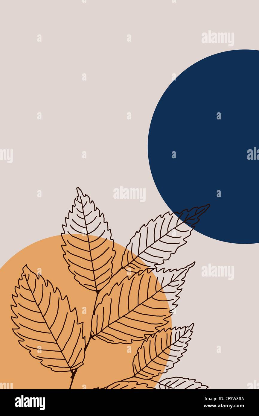 Minimalist Printable Botanical Illustration .Plants Illustration. Home ...