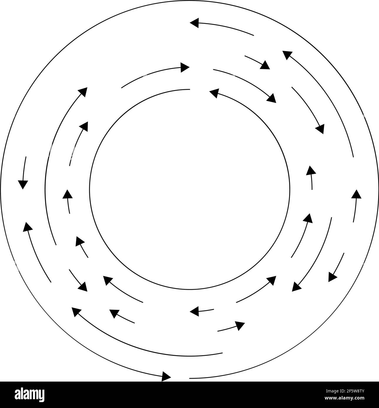 Clockwise roundabout Stock Vector Images - Alamy