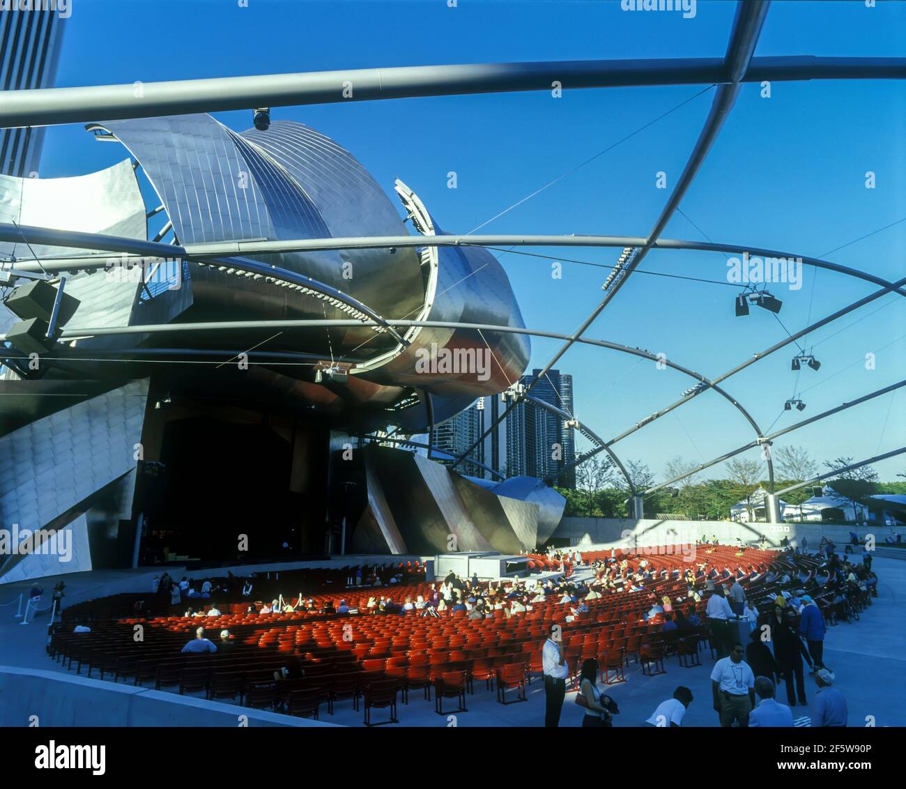 2004 HISTORICAL PRITZKER PAVILION (©FRANK GEHRY 2004)MILLENNIUM PARK ...
