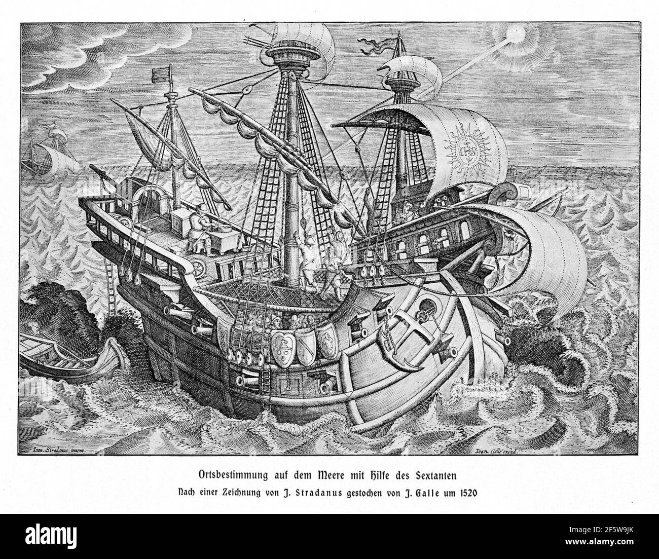 Determination of the position on the sea by means of the sextant, After ...