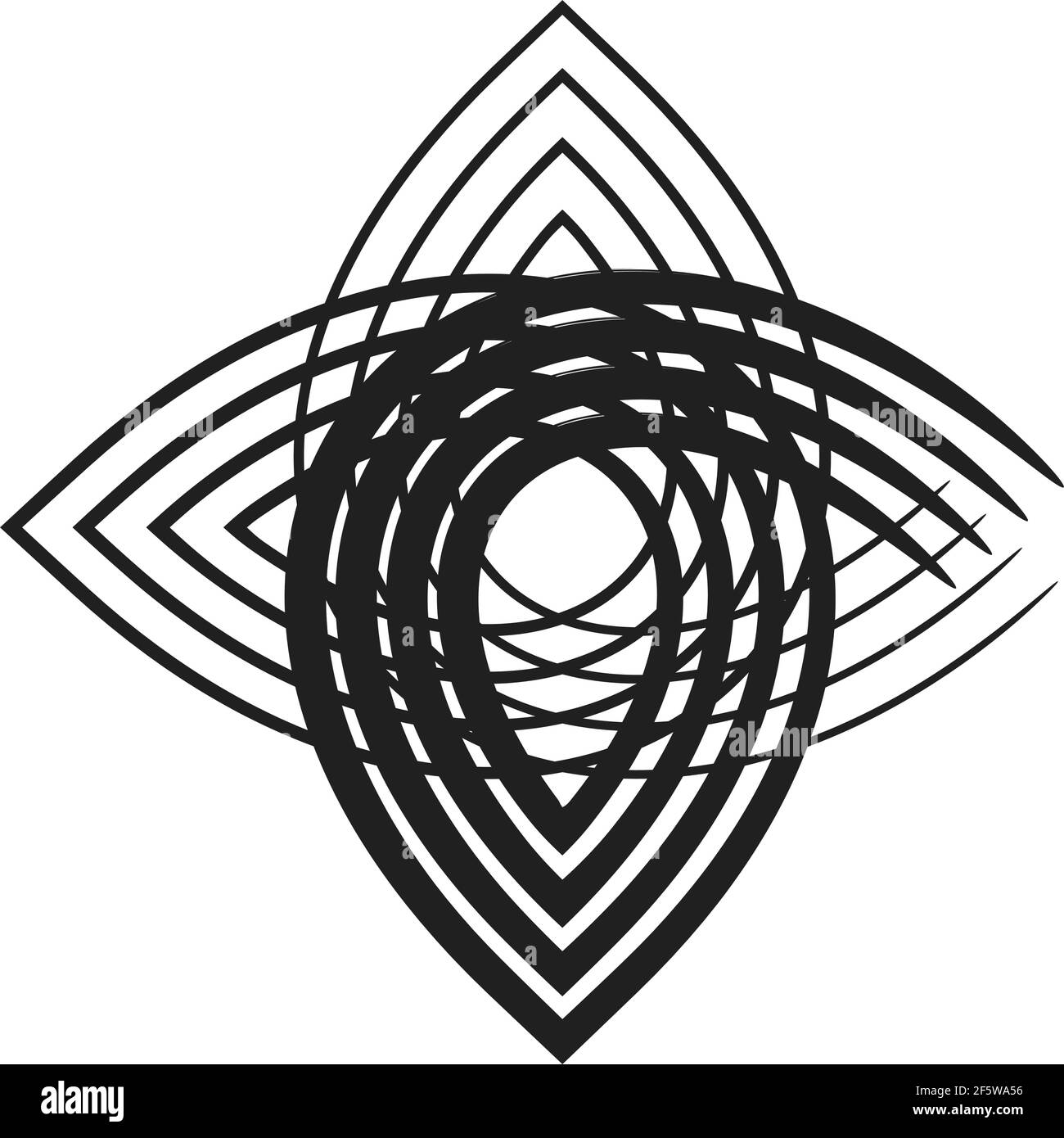 Abstract clip-art, motif. Abstract vector illustration element — Stock ...