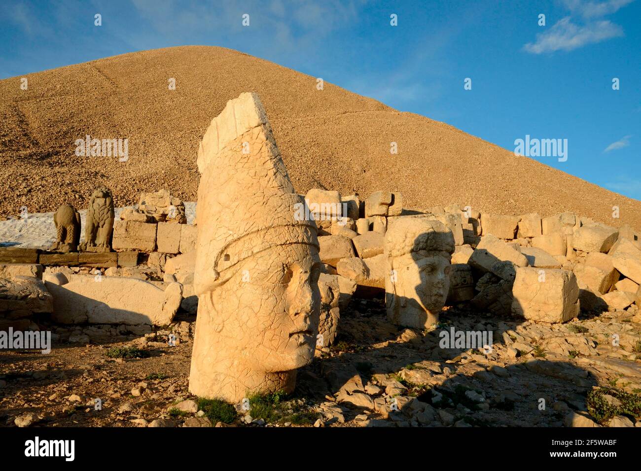 Nemrut Dagi, Kahta, Anatolia, Adiyaman Province, Nemrud, stone heads ...
