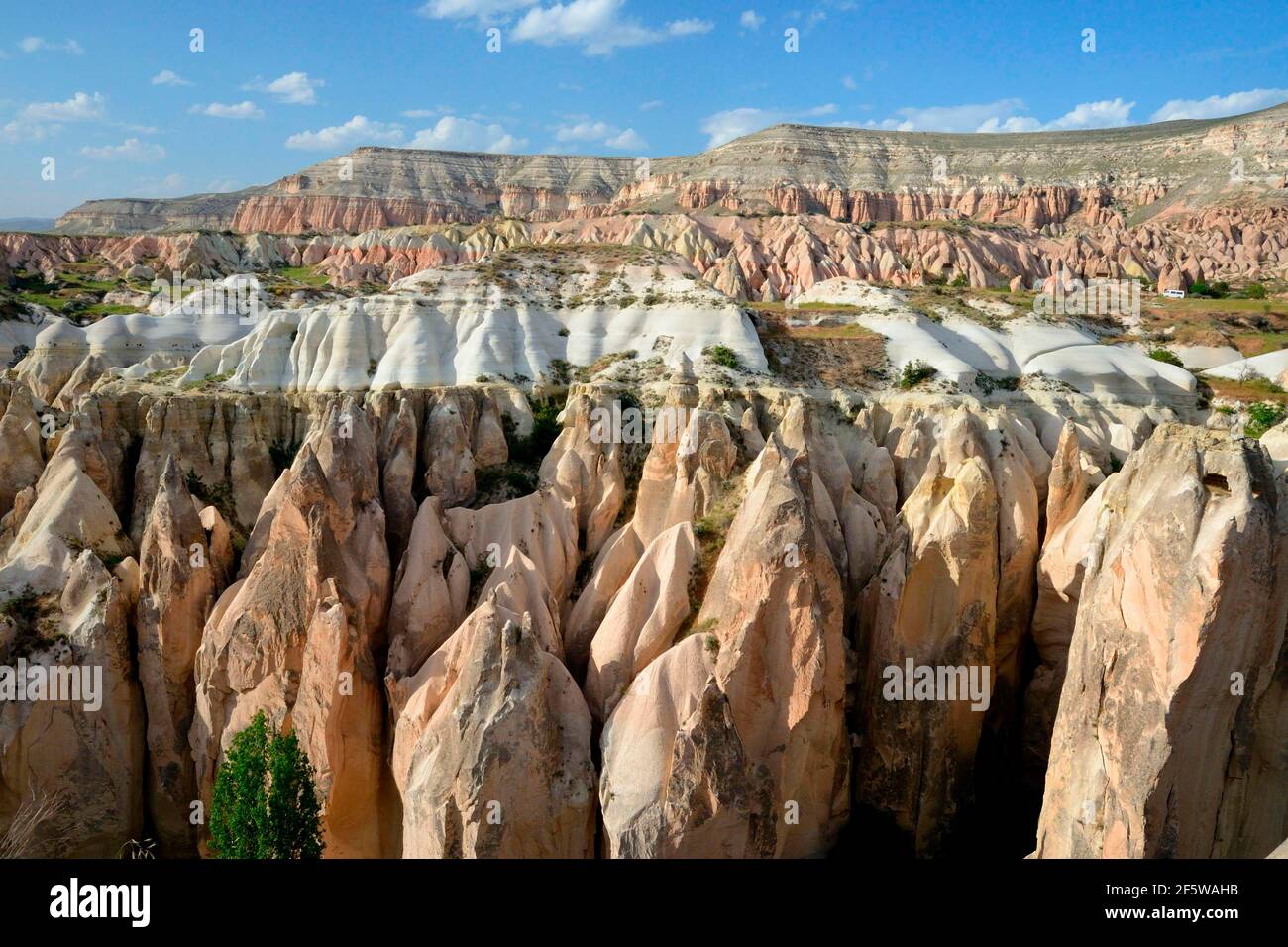 Tuff landscape, Erosion valley, Rose Valley, Cappadocia, Anatolia ...