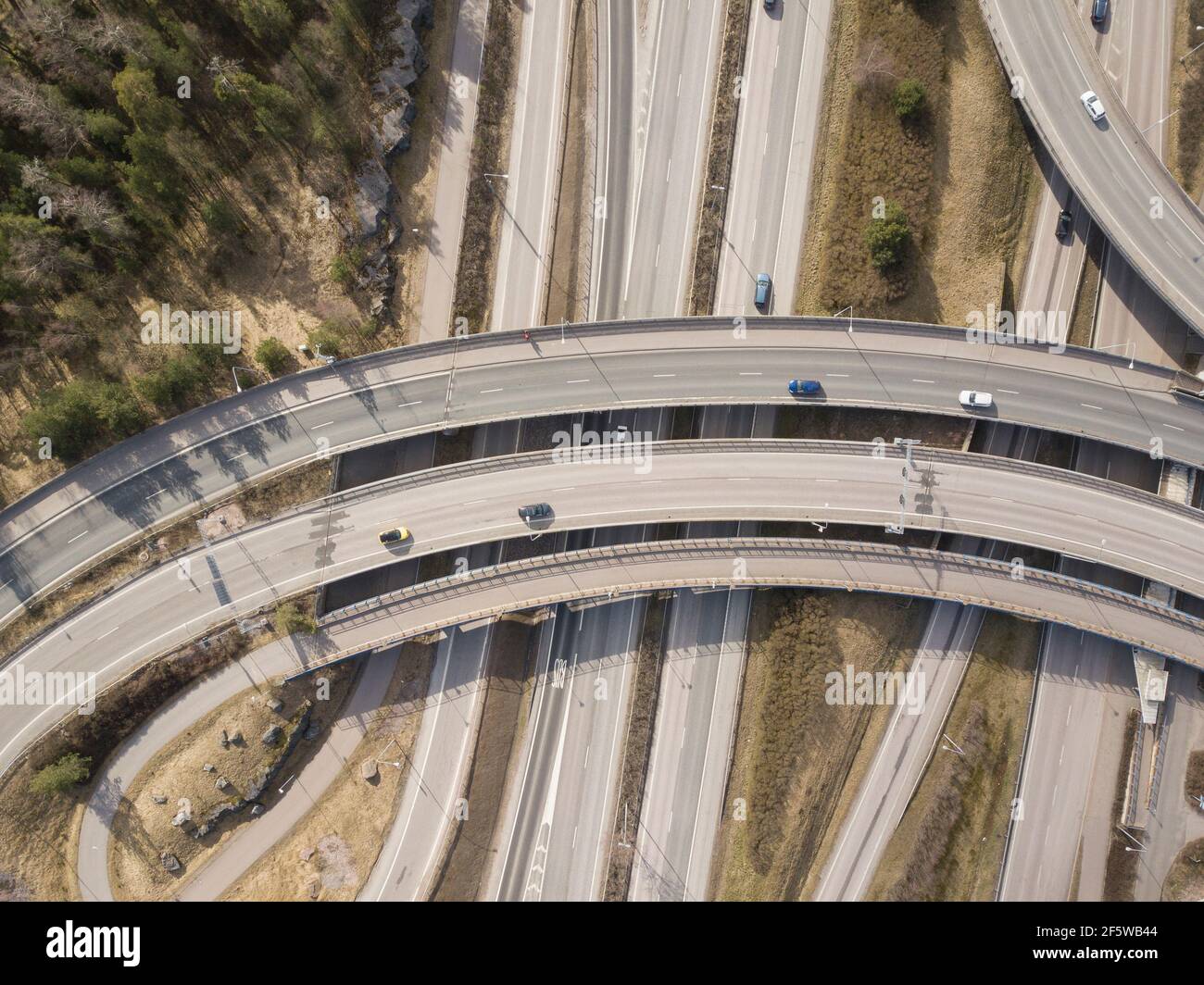 Beautiful empty asphalt freeway motorway hi-res stock photography and ...