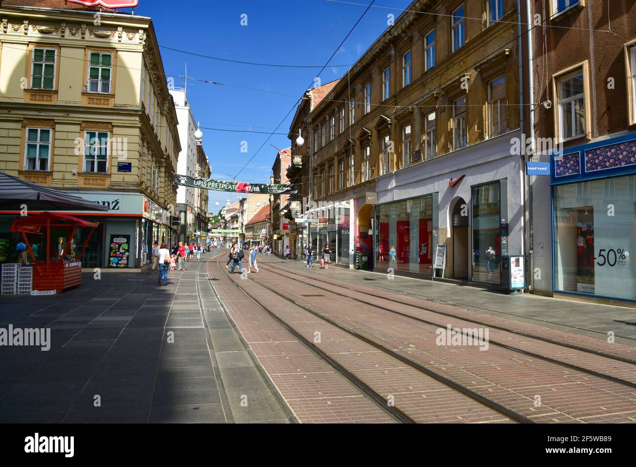 Zagreb is the capital city of Croatia Stock Photo - Alamy