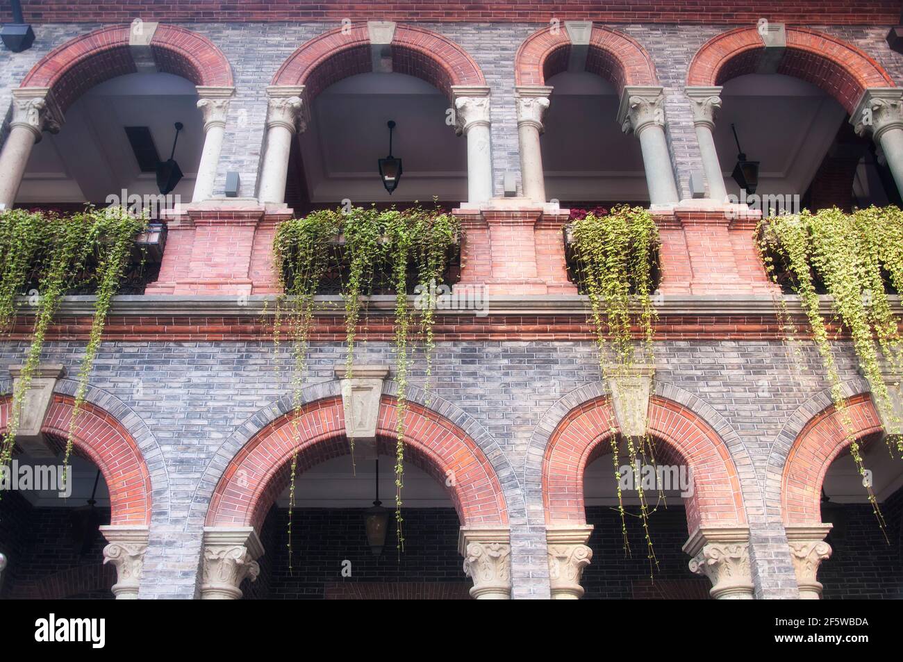 Tradiitional shikumen architecture in the french concession area of ...