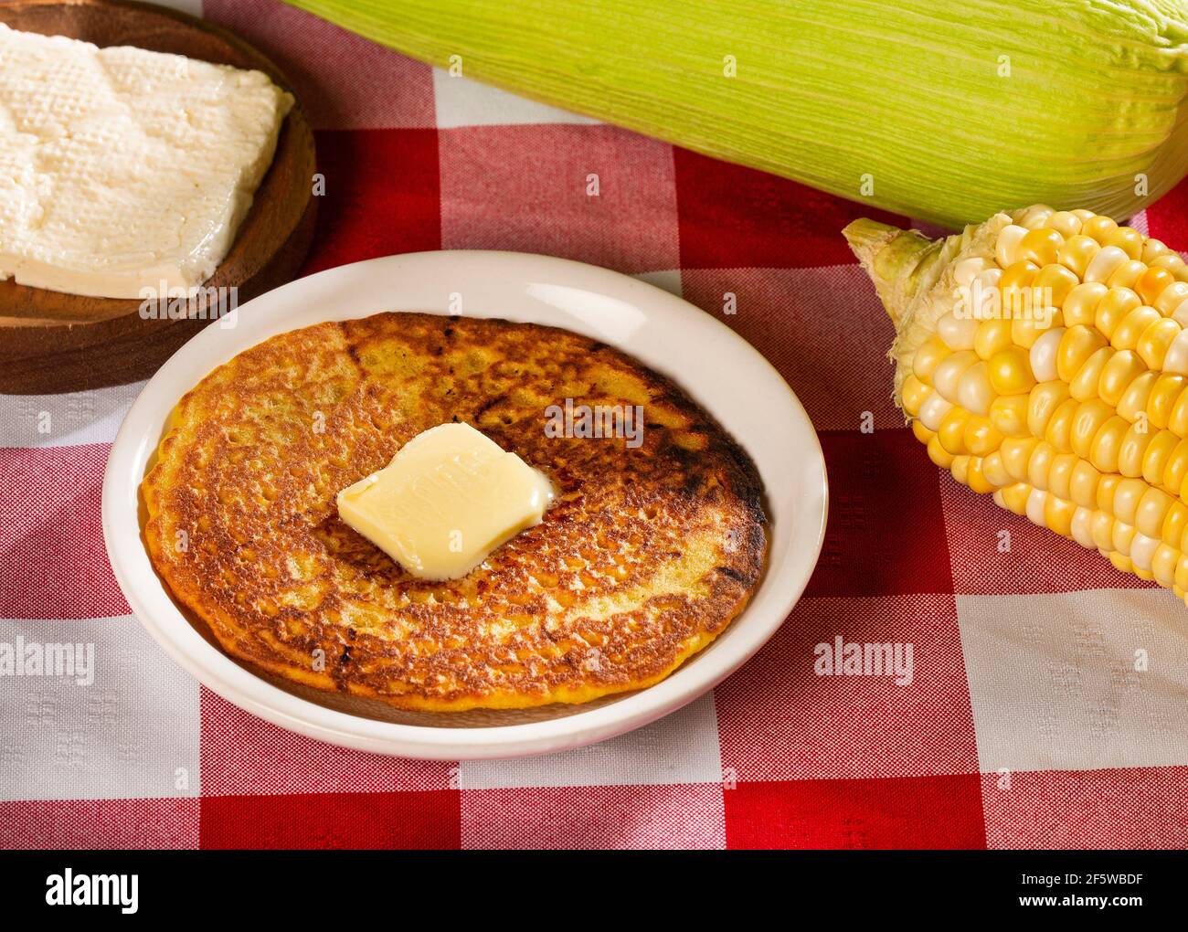 Delicious Colombian Corn Arepas with Peasant Cheese - Colombian ...