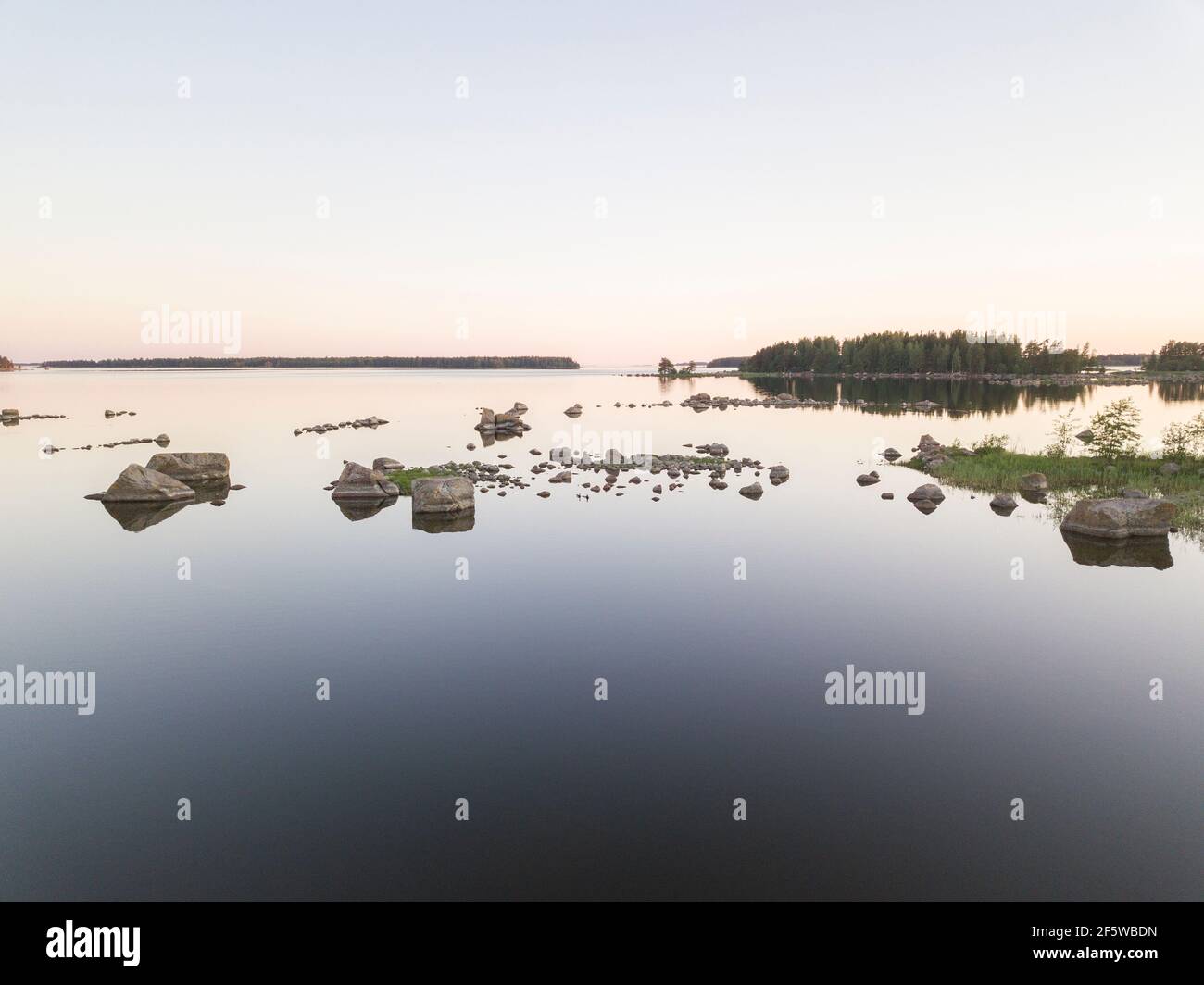 Beautiful evening in finnish archipelago hi-res stock photography and ...