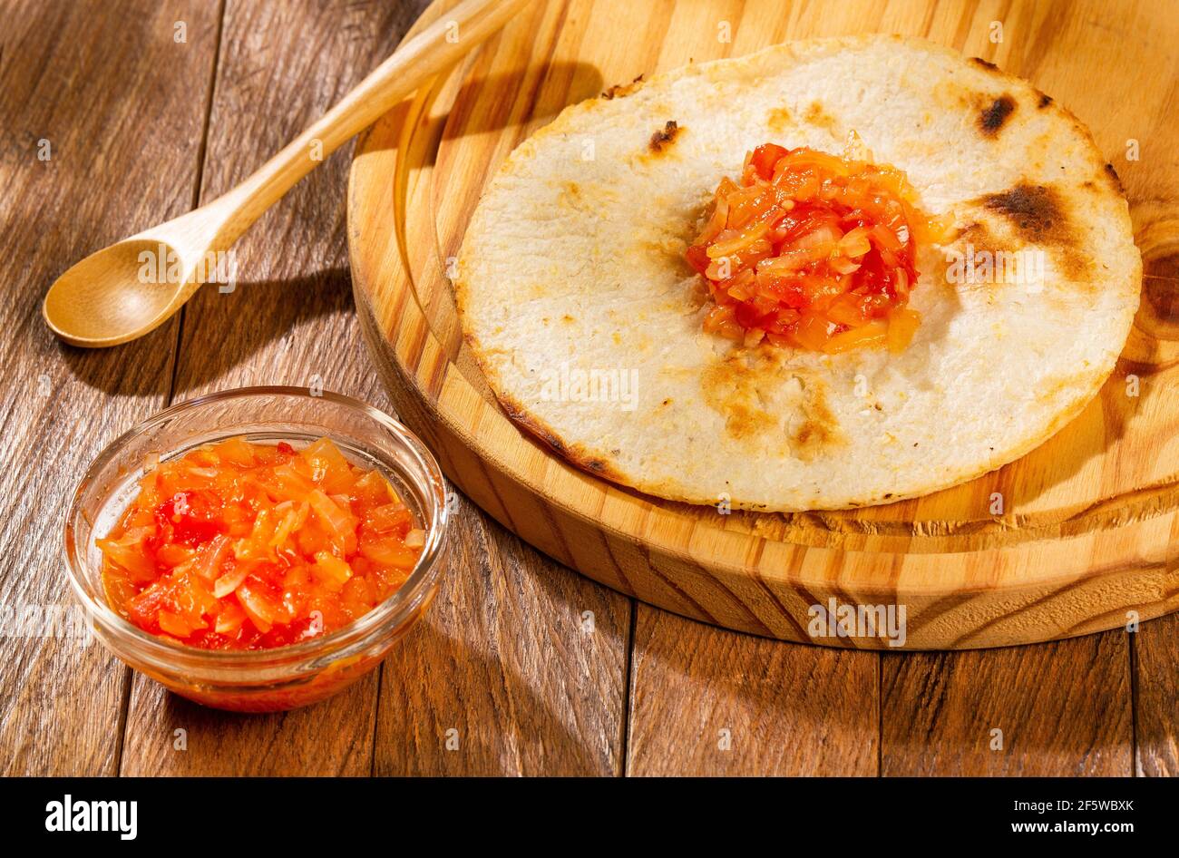 Delicious Colombian Corn Arepas - Colombian Breakfast Stock Photo - Alamy