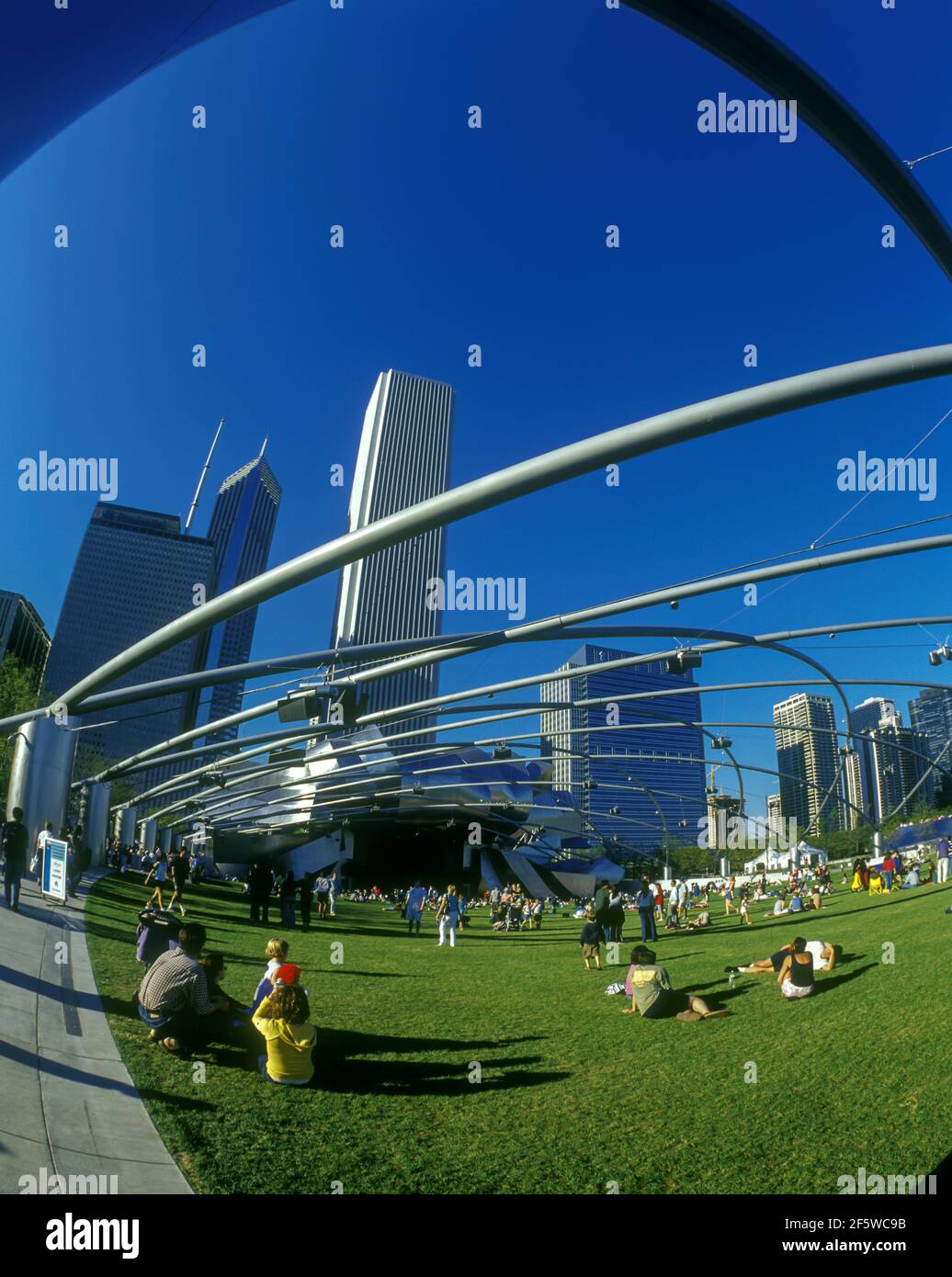 2004 HISTORICAL PRITZKER PAVILION (©FRANK GEHRY 2004)MILLENNIUM PARK ...