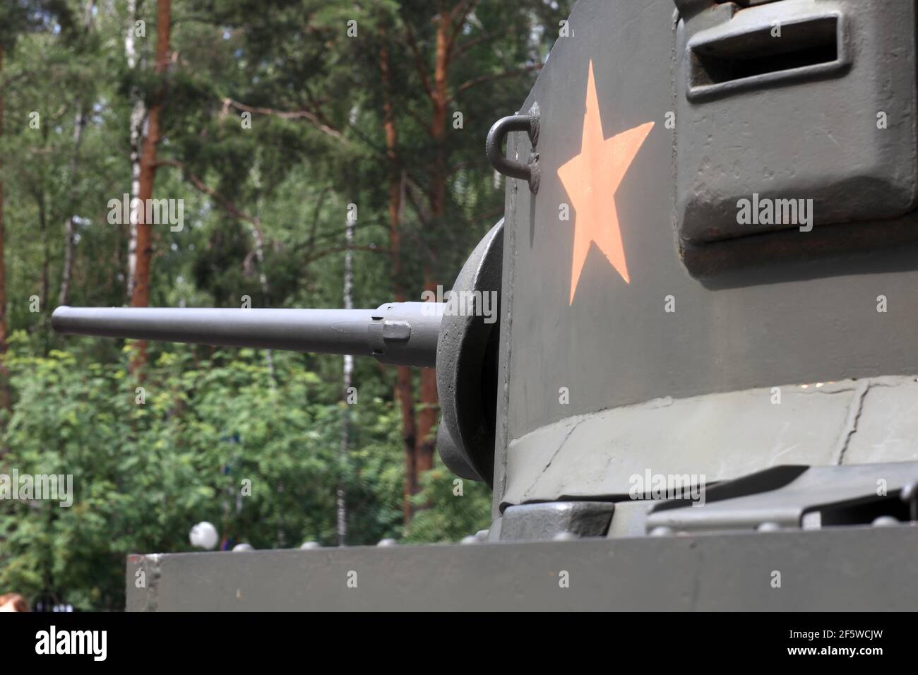 The turret of the light american tank M3 Stock Photo - Alamy
