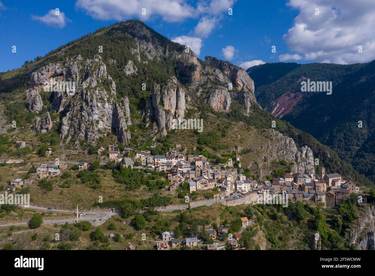 Roubion village hi-res stock photography and images - Alamy