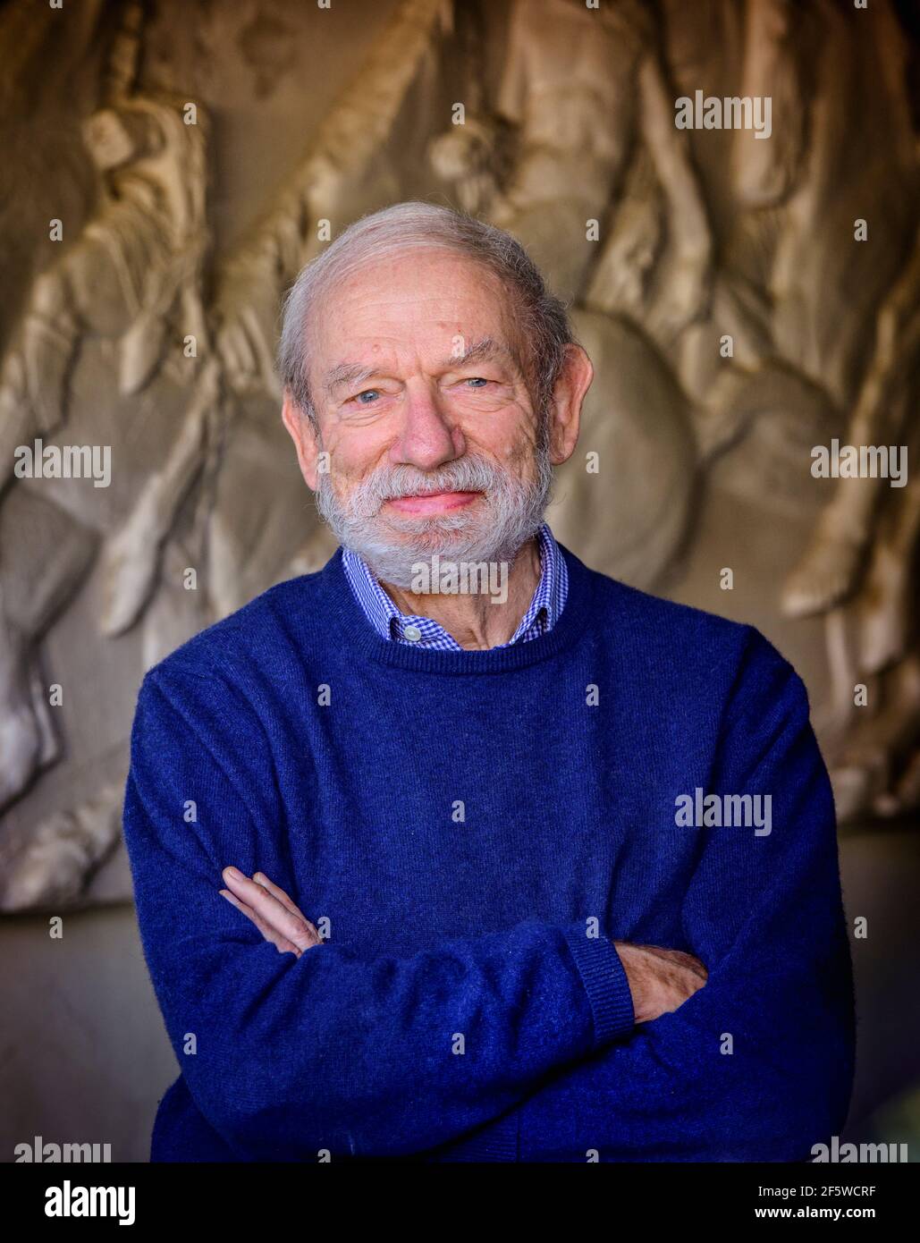 Sculptor Philip Jackson at work in his West Sussex studio near ...
