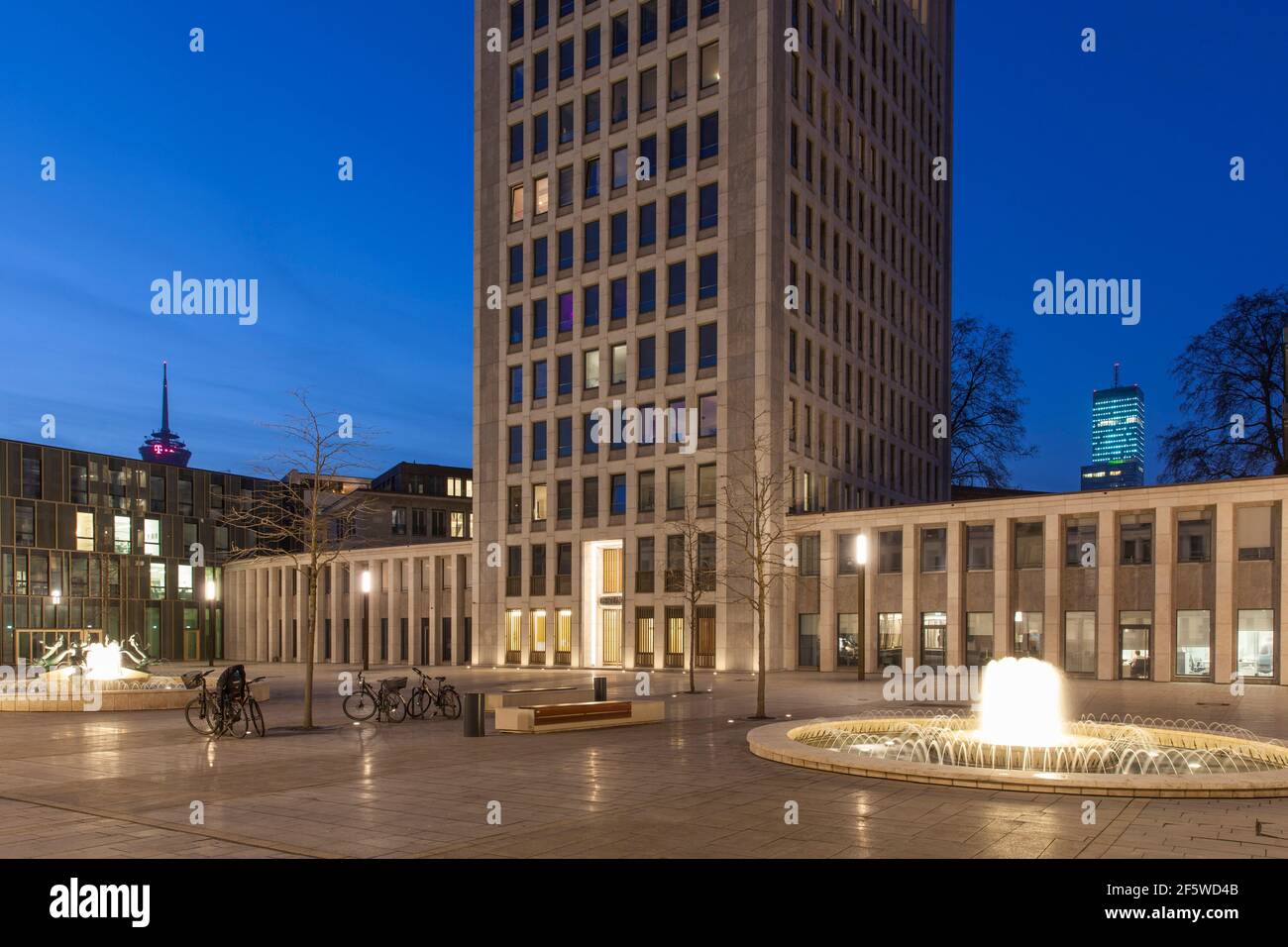 the Gereonshof in the Gerling Quartier, the former headquarters of the ...