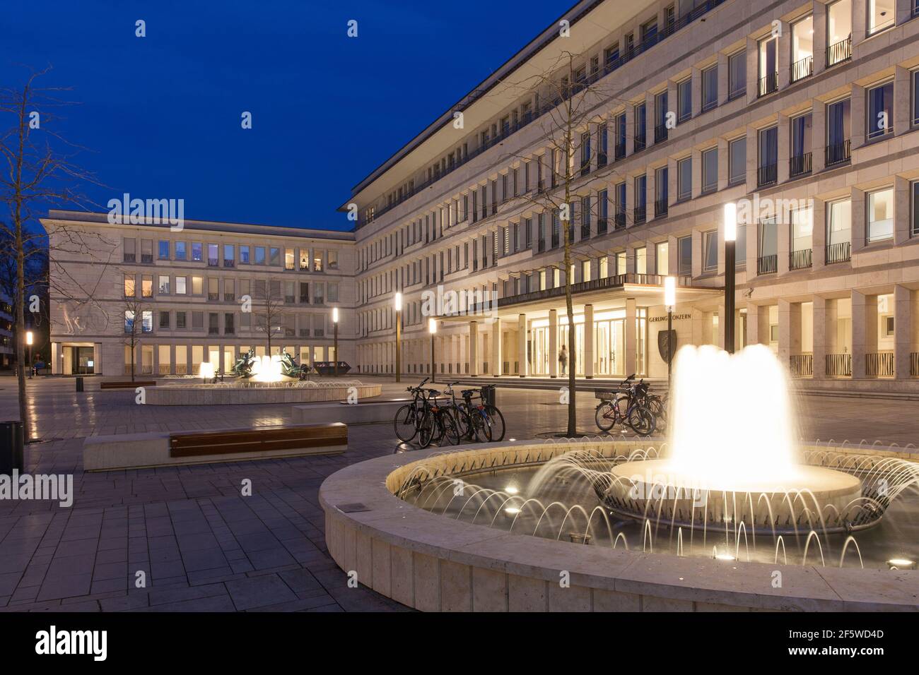 the Gereonshof in the Gerling Quartier, the former headquarters of the ...