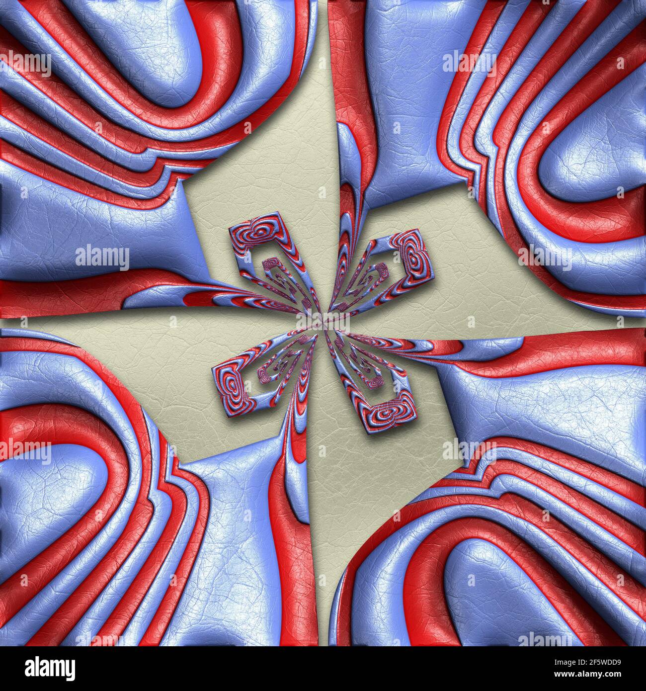 Luxury background with embossed shape pattern on leather Stock Photo ...