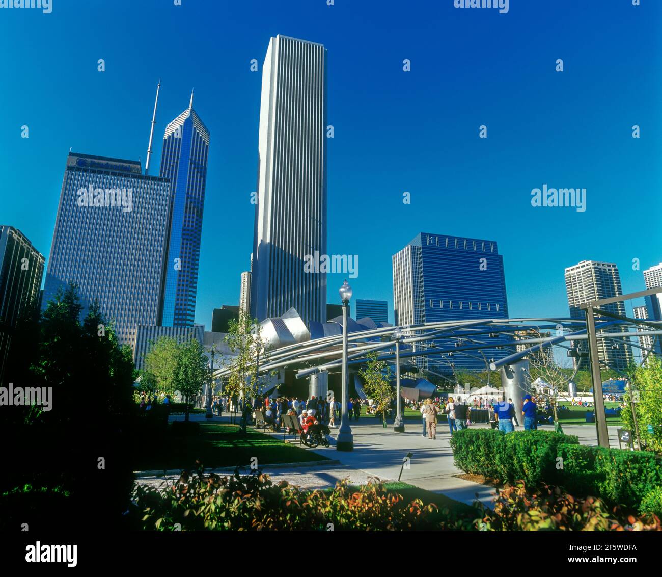 2004 HISTORICAL PRITZKER PAVILION (©FRANK GEHRY 2004)MILLENNIUM PARK ...