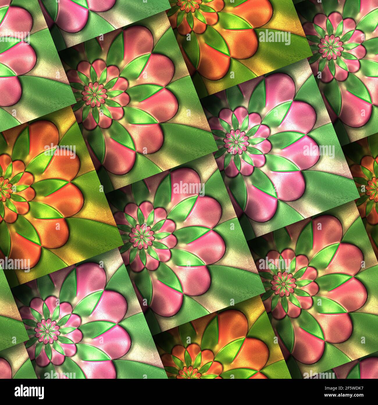 Luxury background with embossed shape pattern on leather Stock Photo ...