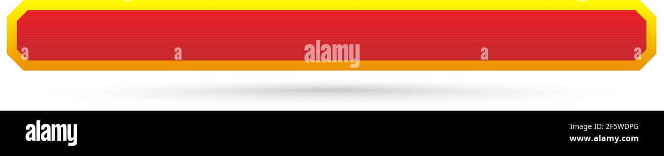 Banner, plaque shapes elements. Rectangle tags, labels — Stock vector ...