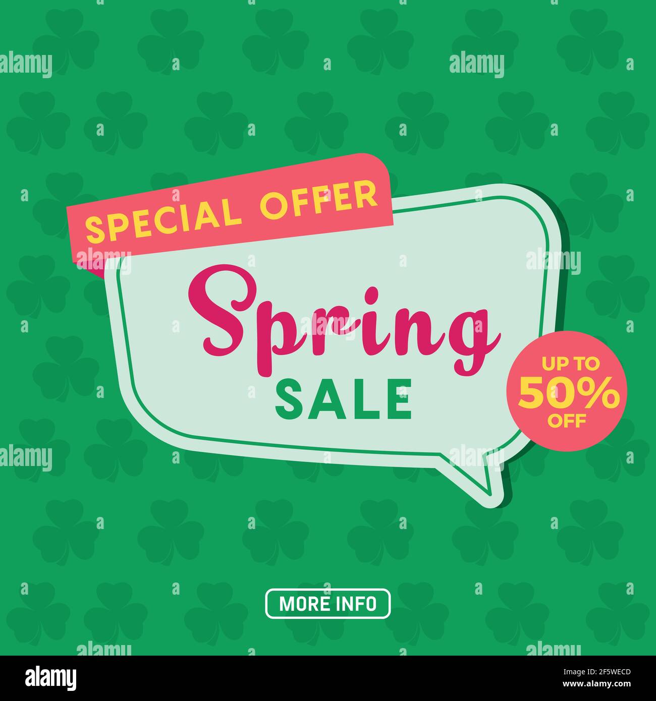 Spring sale background with beautiful colorful flower. Vector ...