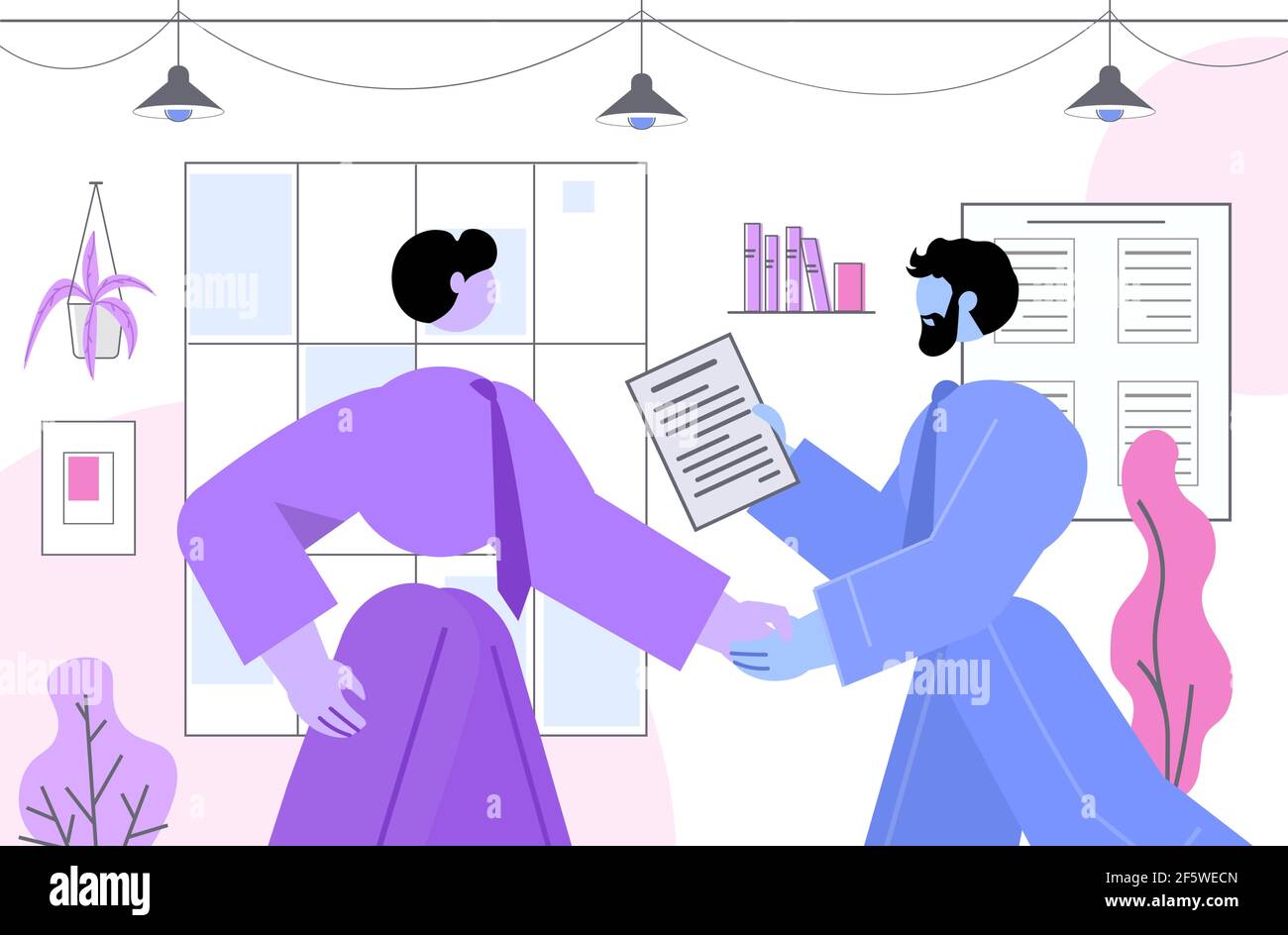 Person shaking cartoon hi-res stock photography and images - Alamy