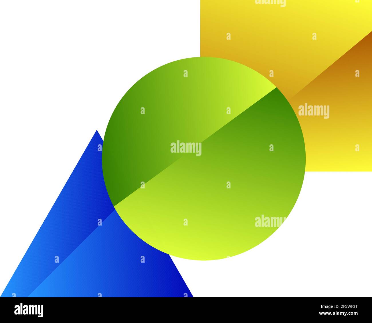 Basic shapes logo element. Triangle, square, circle logo, icon — Stock ...