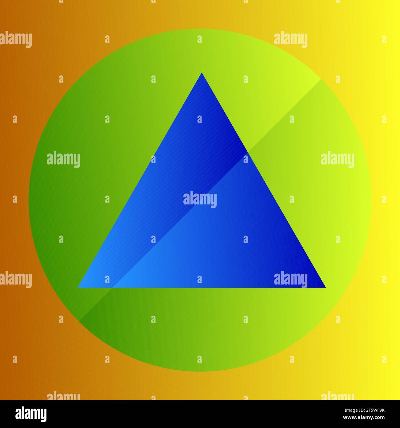 Basic shapes logo element. Triangle, square, circle logo, icon — Stock ...