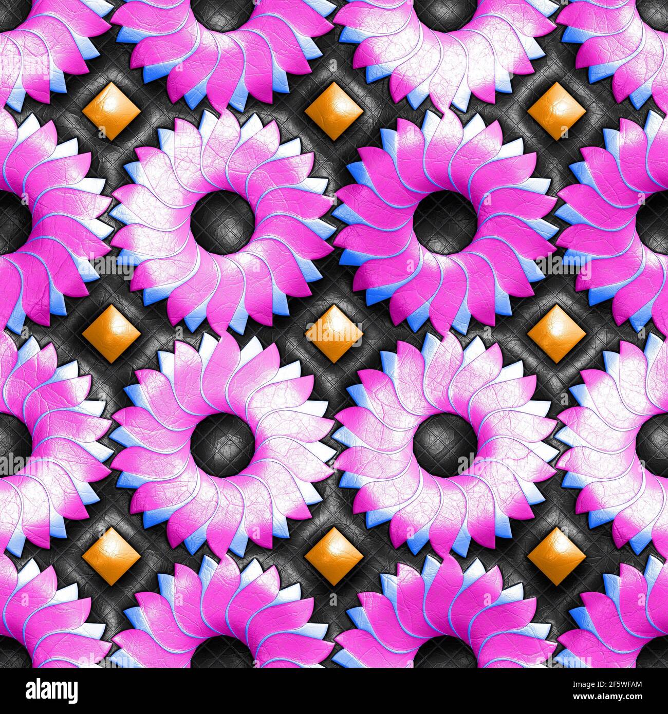 3D render of plastic pattern background seamless leather tile Stock ...