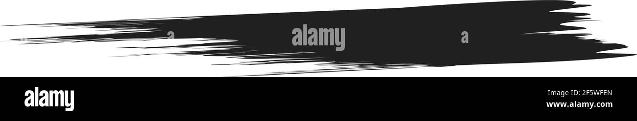 Grungy, grunge, and textured thick line divider, paintbrush ...