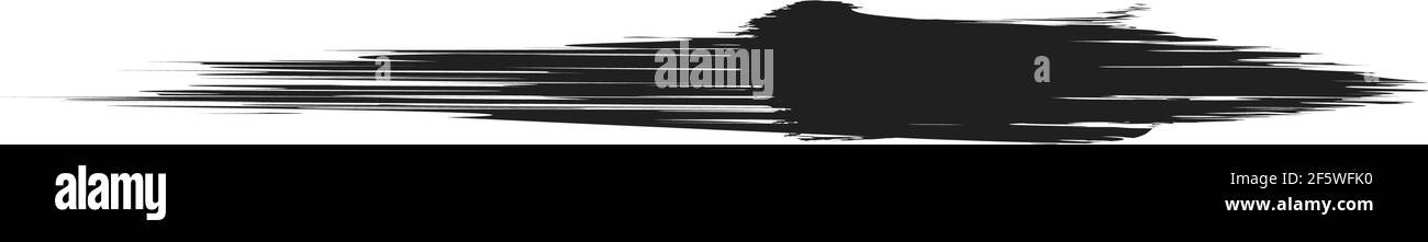 Grungy, grunge, and textured thick line divider, paintbrush ...