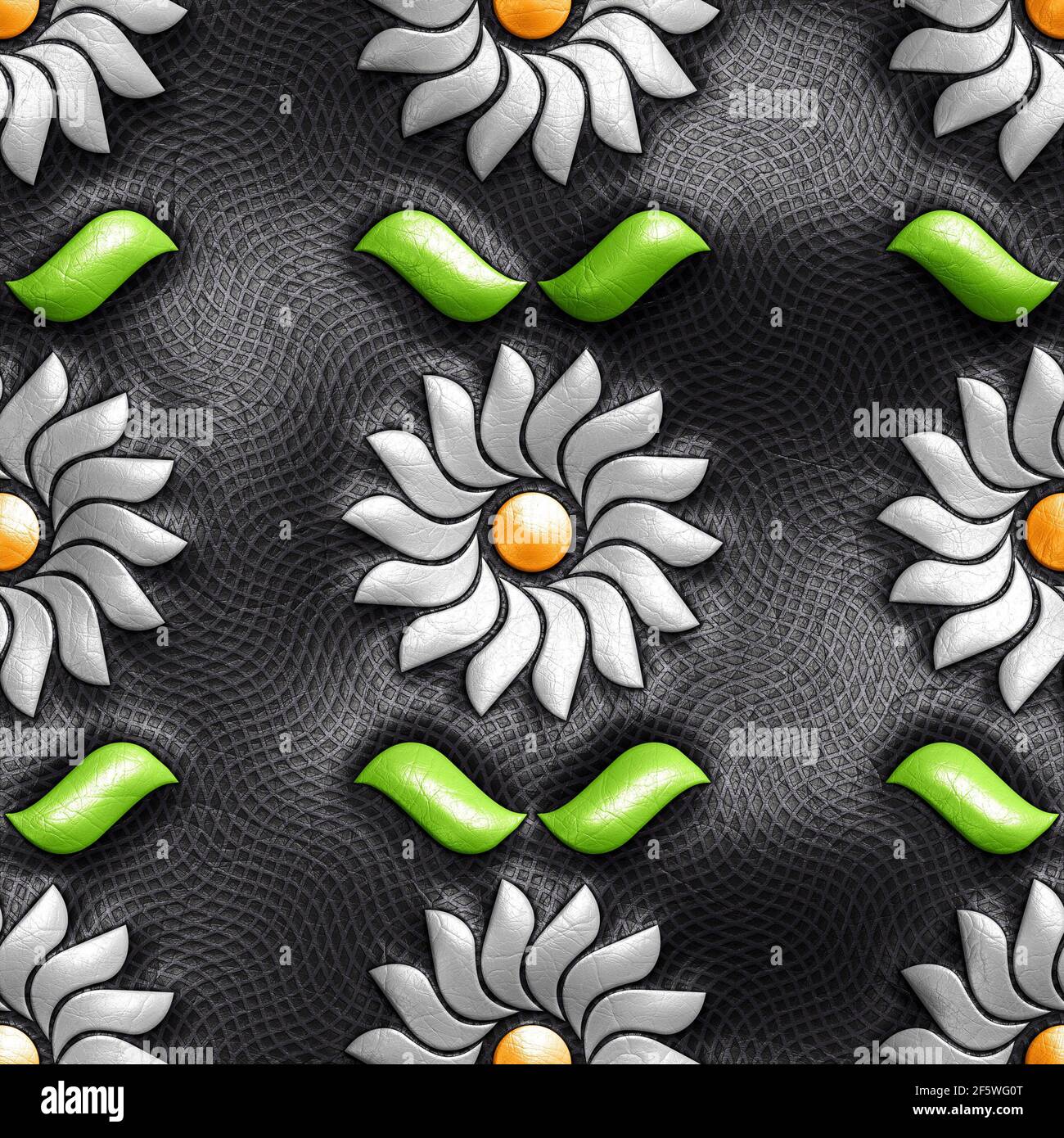 3D render of plastic pattern background seamless leather tile Stock ...