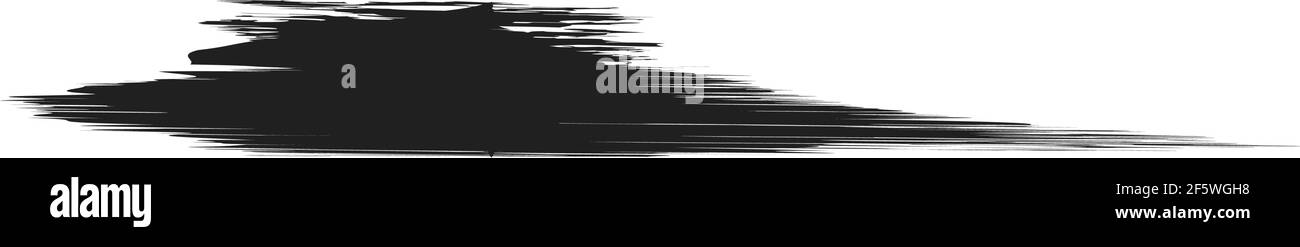 Grungy, grunge, and textured thick line divider, paintbrush ...