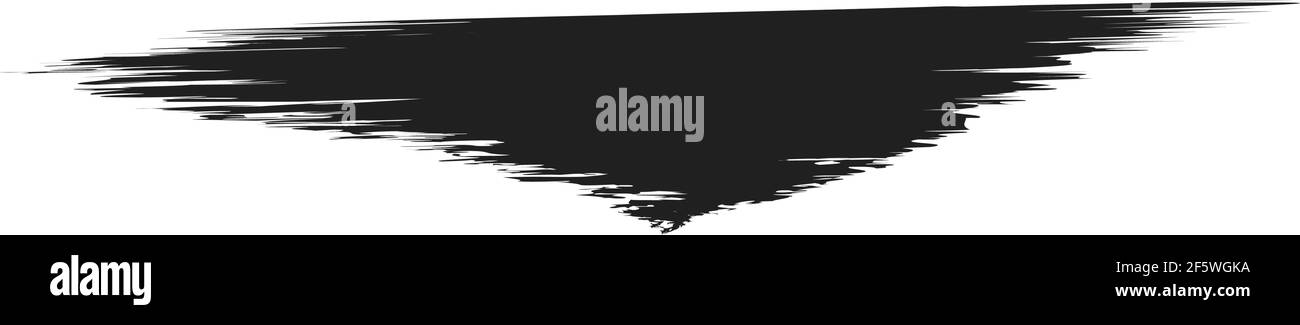 Grungy, grunge, and textured thick line divider, paintbrush ...