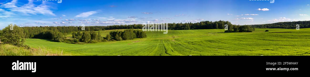 Moscow region landscape. Russia Stock Photo - Alamy