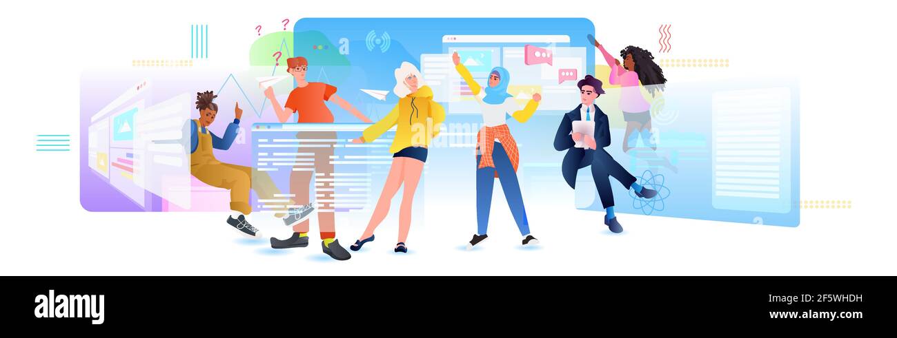 developers team creating website ui interface web application ... developers team creating website ui interface web application ...