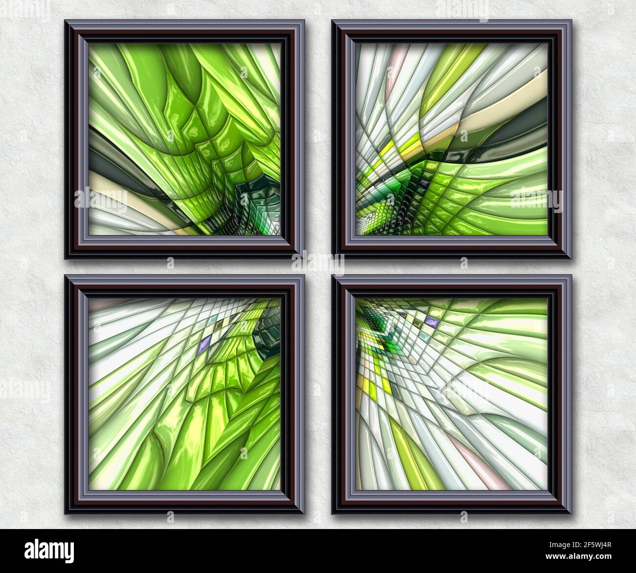 Framed artwork in gallery hi-res stock photography and images - Alamy