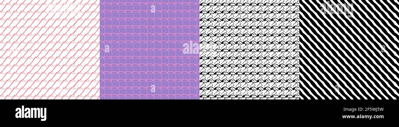 Seamlessly repeatable geometric pattern, background set. Repetitive ...
