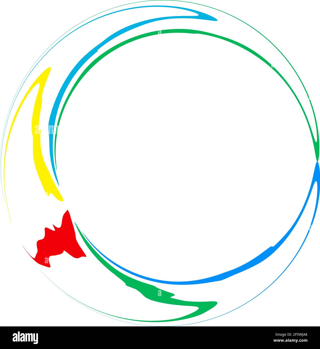 Radial abstract geometric circle desugn element. Circular shape design ...