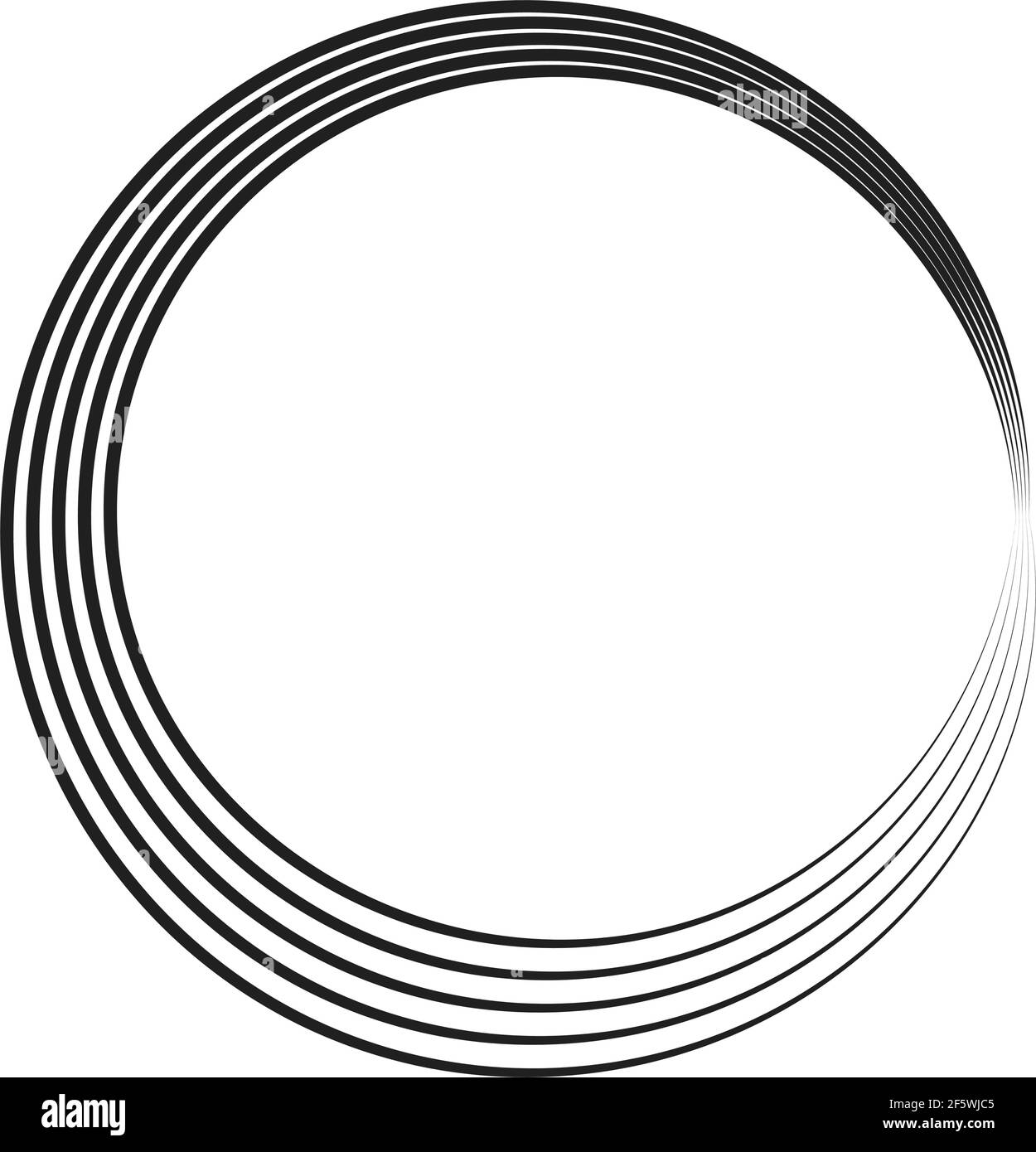 Radial abstract geometric circle desugn element. Circular shape design ...