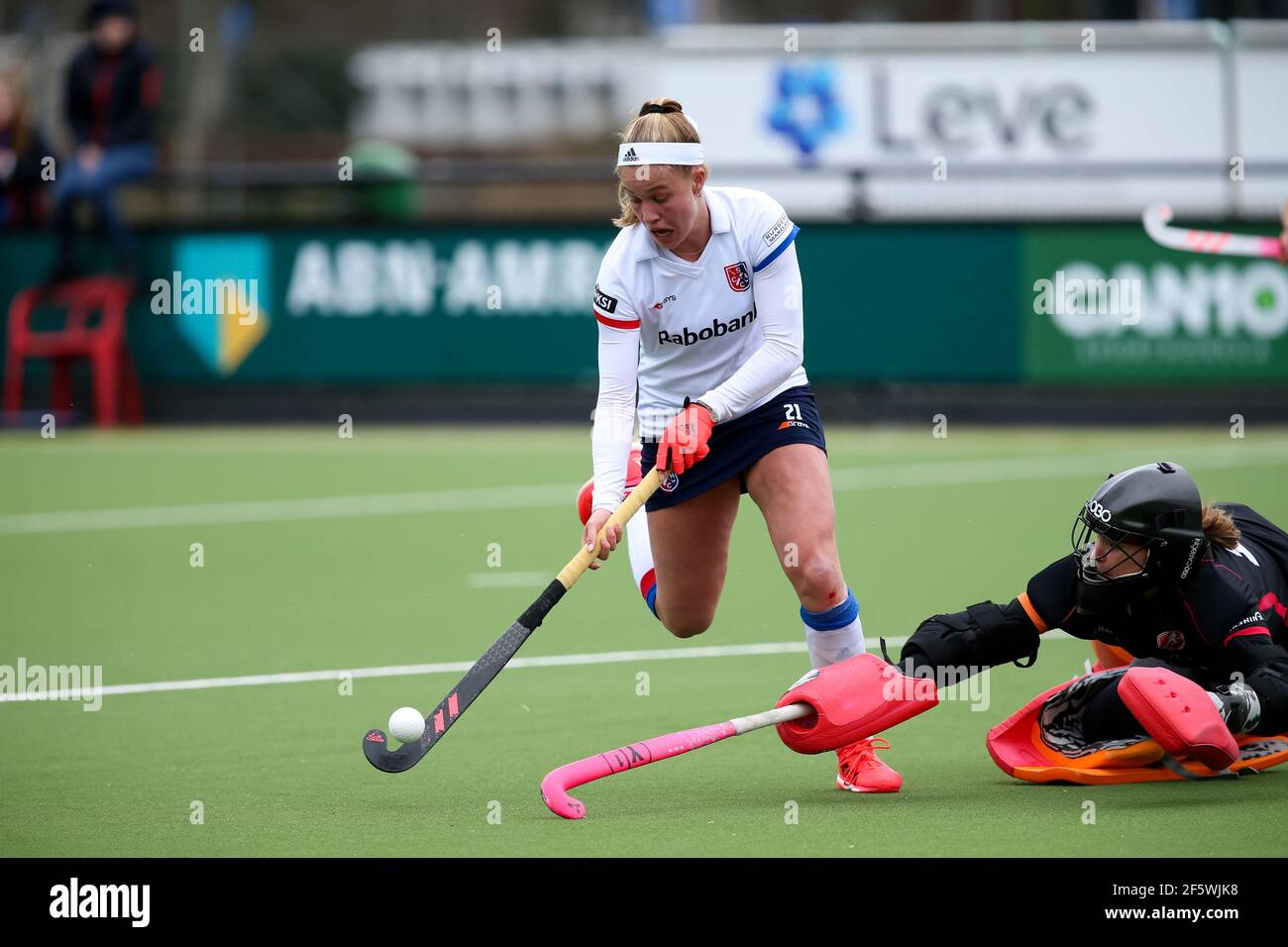 EINDHOVEN, NETHERLANDS - MARCH 28: Marsha Zwezereijn of SCHC and ...