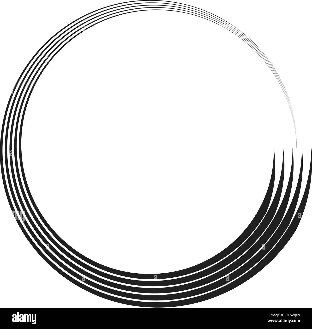 Radial abstract geometric circle desugn element. Circular shape design ...