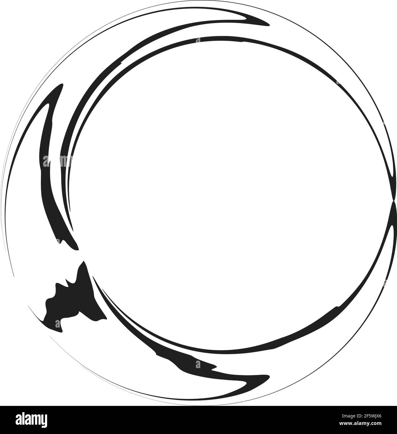 Radial abstract geometric circle desugn element. Circular shape design ...