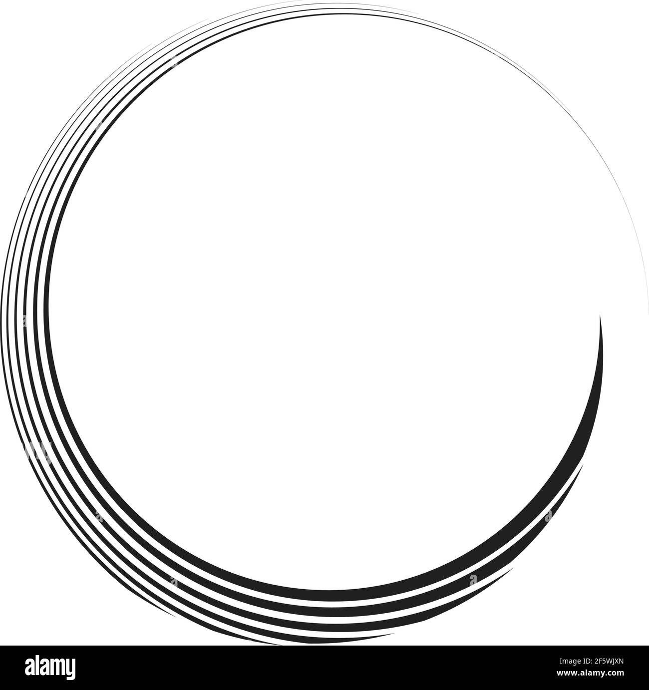 Radial abstract geometric circle desugn element. Circular shape design ...