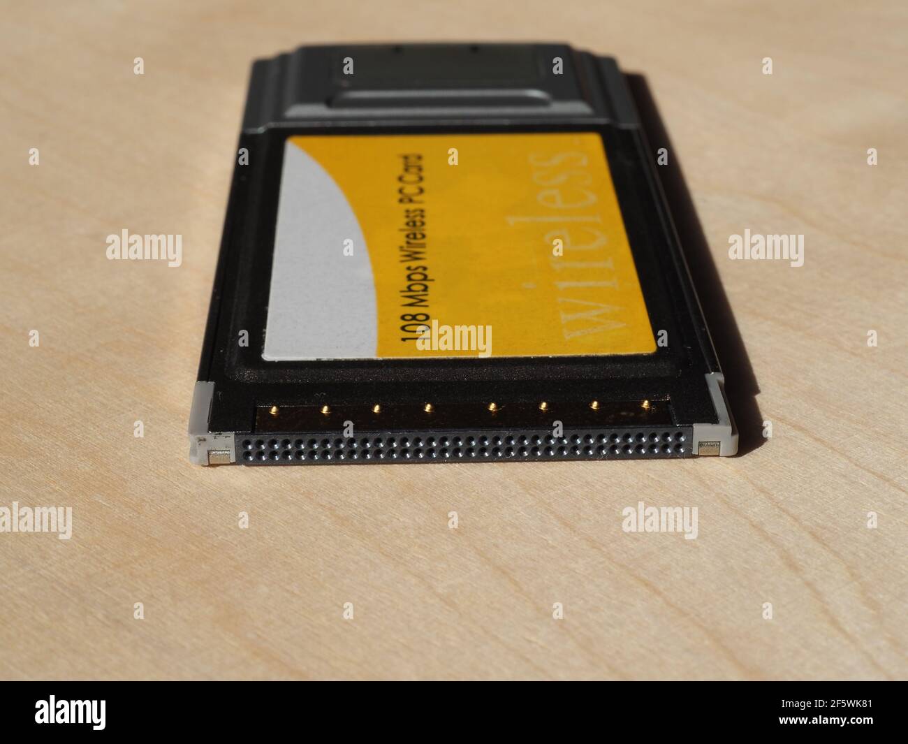 108 Mbps Wireless NIC network interface card for laptop PC Stock Photo ...