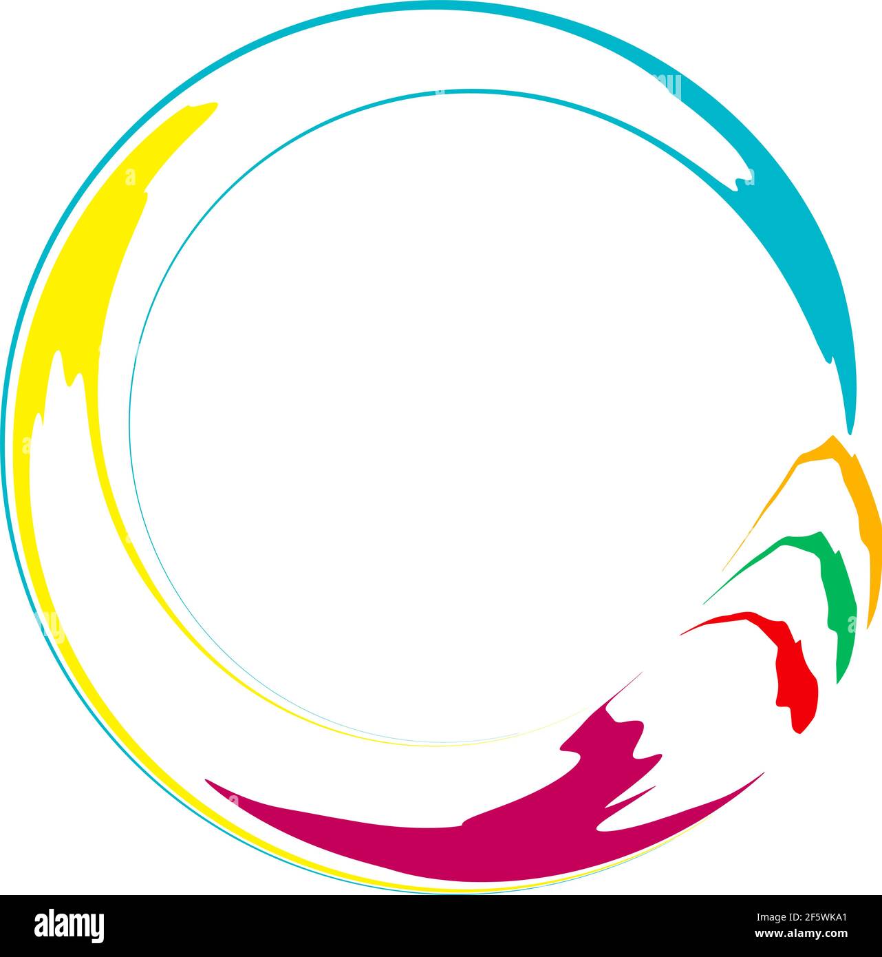 Radial abstract geometric circle desugn element. Circular shape design ...