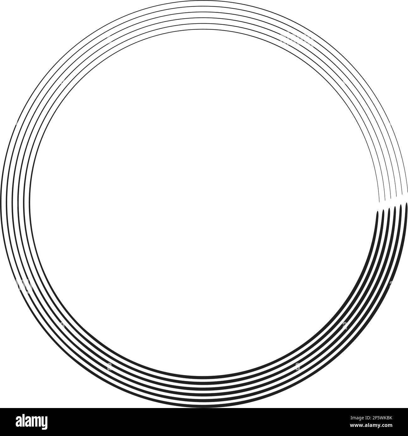 Radial abstract geometric circle desugn element. Circular shape design ...