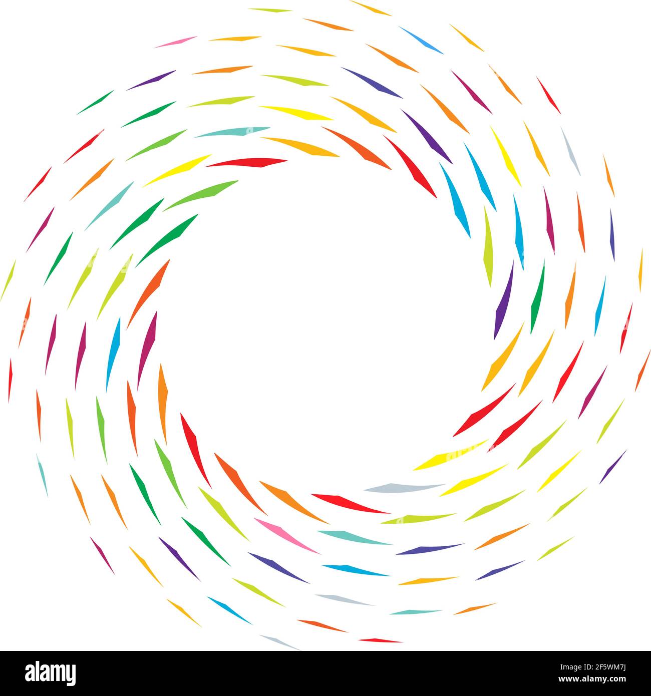 Geometric abstract circle, circular element vector — Stock vector ...