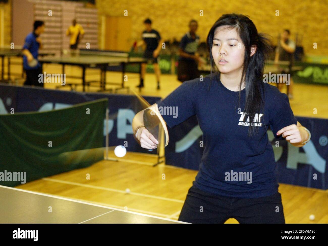 Table Tennis practice at Bacons College in south east London pic David ...